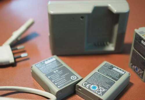 Зарядное устройство и 3 аккумулятора BLN-1