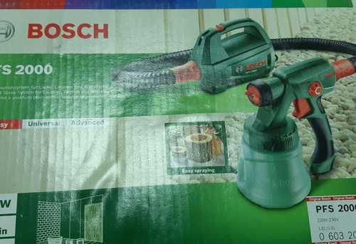 Новый Краскопульт электрический bosch pfs2000