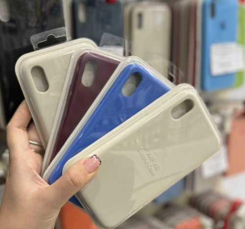 Silicone case на iPhone X/XS