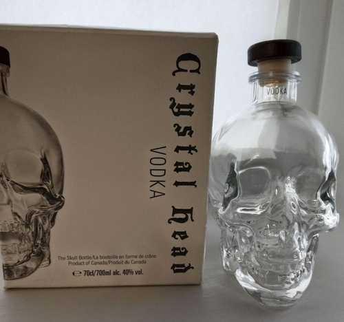 Бутылка от Водки Crystal Head