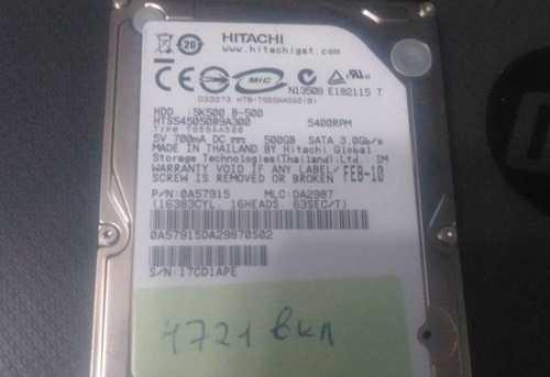 2.5" Жесткий диск Hitachi 500Gb