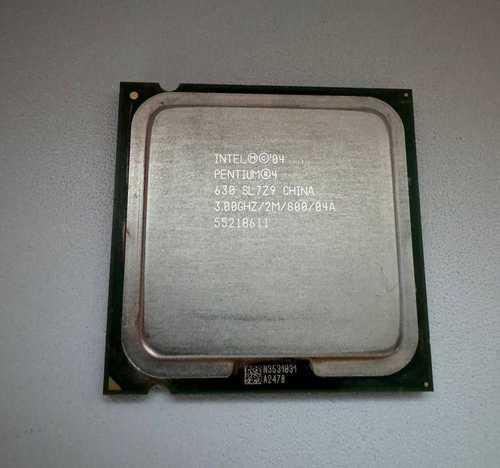 Процессор Intel pentium 4 630 3.2 Ггц
