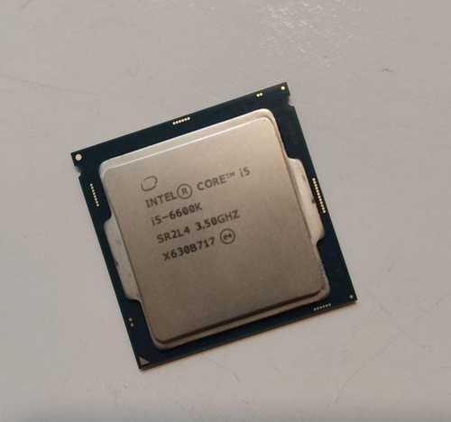 Процессор Intel Core I5 6600k lga 1151 v1