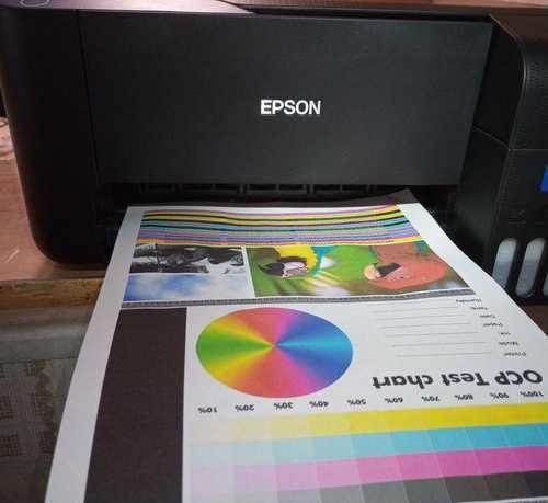 Мфу струйное Epson L3101 с снпч отличное состояние