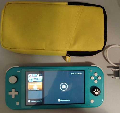 Nintendo switch lite прошитая 512гб