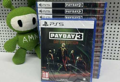 Диск PS5 Payday 3 ppsa-14411 новые, запечатанные