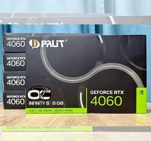 Palit GeForce RTX 4060 Infinity 2 OC, 8 гб (Новая)