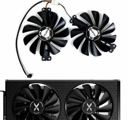 Вентиляторы XFX RX6600XT Speedster