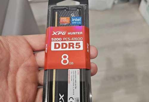 Оперативная память XPG Hunter 8 гб DDR5
