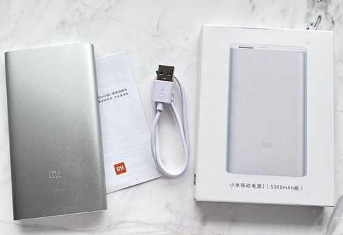 Портативная зарядка Xiaomi Mi Power Bank 5000 бу