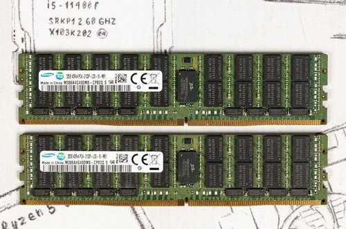 Оперативная память rdimm DDR4 Samsung 32Gb