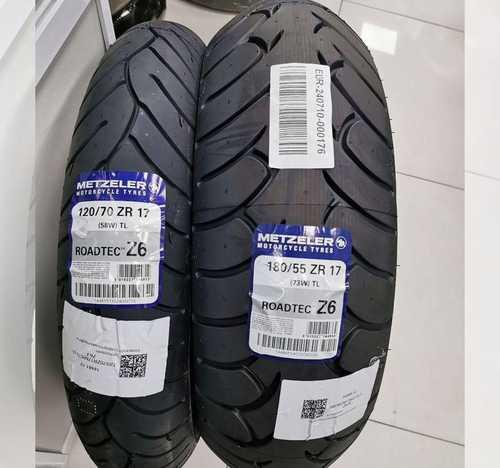 Metzeler roadtec Z6 120/70-17 и 180/55-17