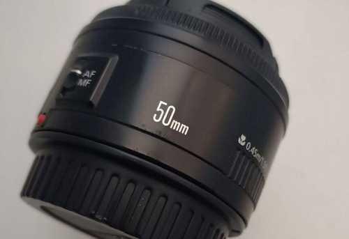 Объектив Canon EF 50mm F 1,8 II б/у