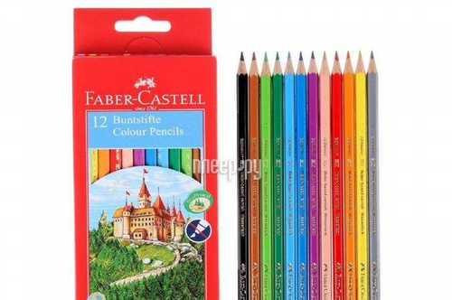 Карандаши цветные Faber-Castell Eco Замок 12 ц