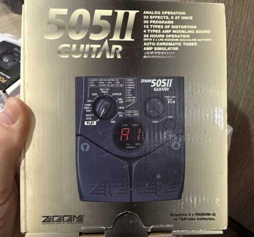 Гитарный процессор zoom 505 II Guitar