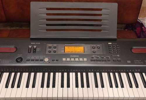 Синтезатор Casio WK-110 76 клавиш и чистенький