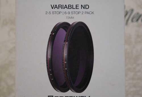 Freewell Variable ND 6-9 Stop 72 mm