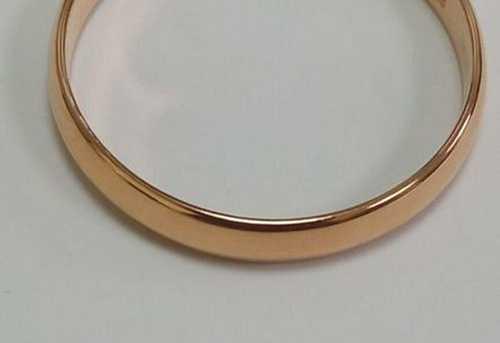 Золотое обручальное кольцо 17,5р деф(7920)