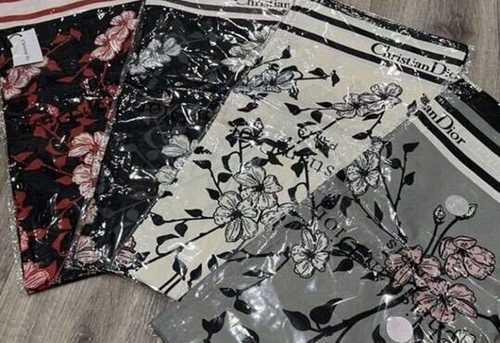 Шелковый платок Dior разные оттенки