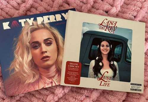 CD диски Lana Del Rey и Katy Perry