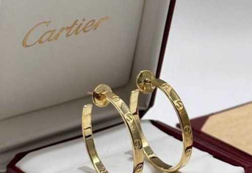 Серьги Love Cartier