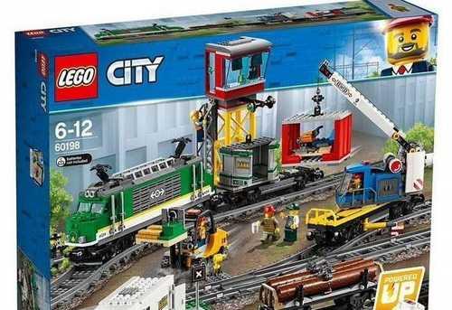 Lego city 60198 Товарный поезд