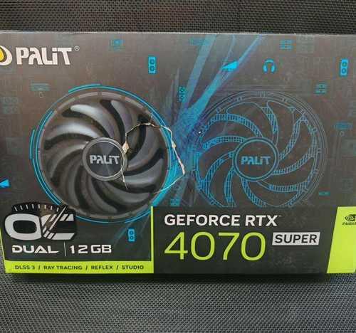 Palit GeForce RTX 4070 super dual OC 12G new