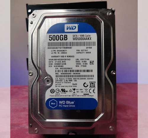 HDD 500Gb/WD Blue/sata3/3,5"/7200 об/мин