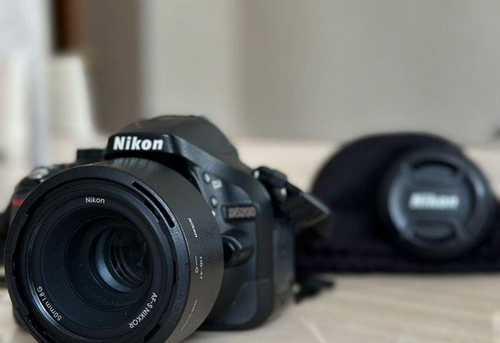 Фотоаппарат Nikon D5200 + 2 объектива