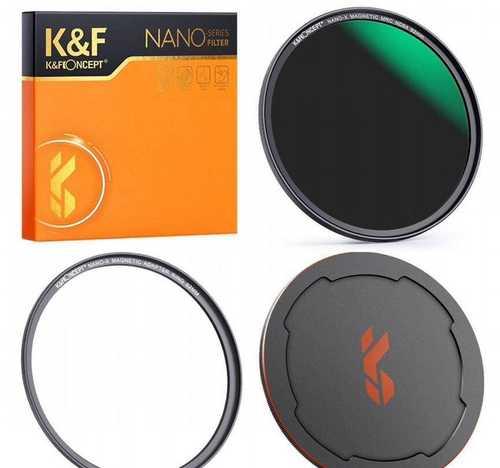 Фильтр магнитный K&F nano X ND64 55 мм