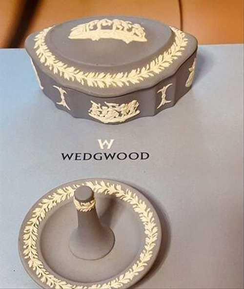 Wedgwood фарфор Шкатулка и тарелочка для колец