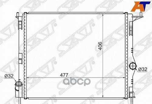 Радиатор Nissan Almera 12-19 / Renault Logan 04