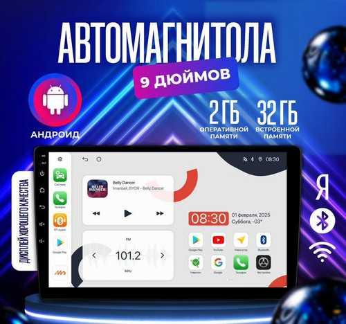 Магнитола Android Kia Rio 2017-2020