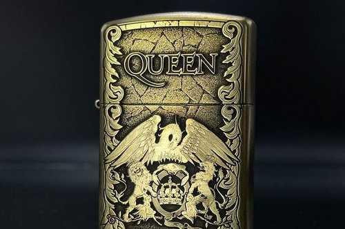 Zippo Armor с гравировкой Queen