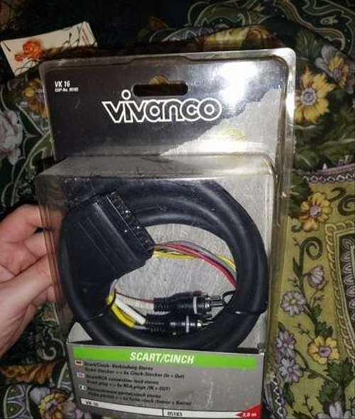 Vivanco scart/cinch, vivanco s/vhs