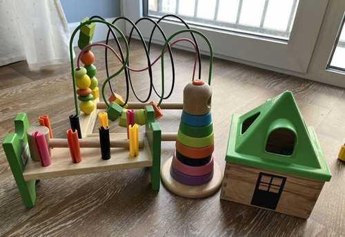 Развивающие деревянные игрушки IKEA