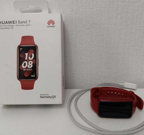 Фитнес Браслет Huawei band 7 red (красный)