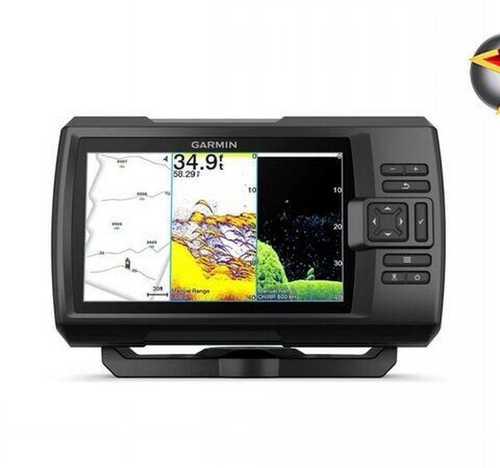 Эхолот Garmin striker Vivid 7cv с датчиком GT20-TM