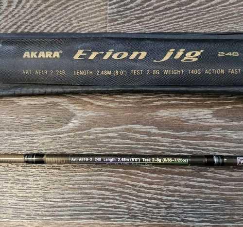 Спиннинг Akara Erion Jig TX-30 2.48м, 2-8 гр