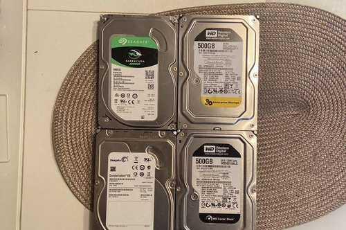 Жесткие диски 500гб WD и Seagate