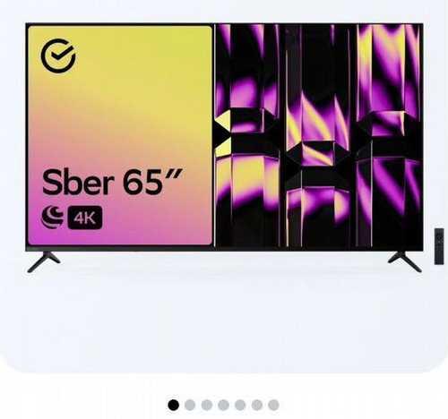 Новый телевизор SMART TV Sber 65" (165 см)