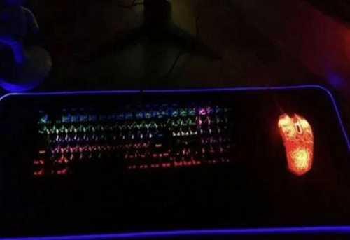 Коврик для мыши с RGB подсветкой