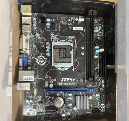 Материнская плата msi h81m-p33