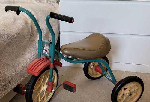 Детский трехколесный велосипед СССР зубренок