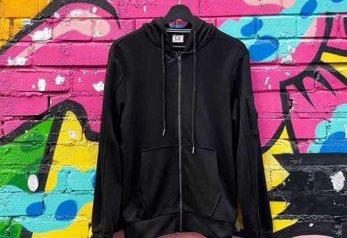 Худи на молнии C.P Company Black