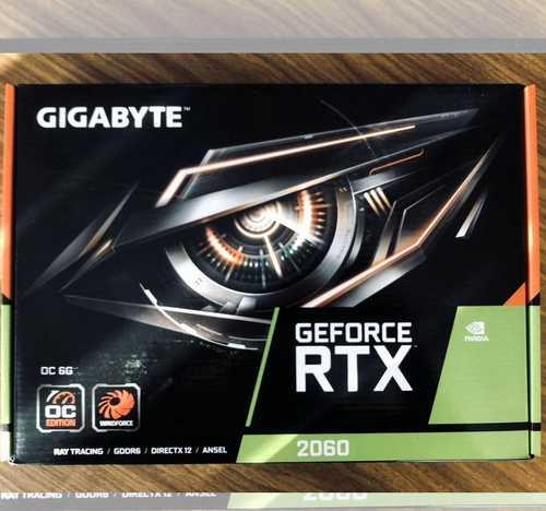 Видеокарта gigabyte GeForce RTX 2060 OC 6G