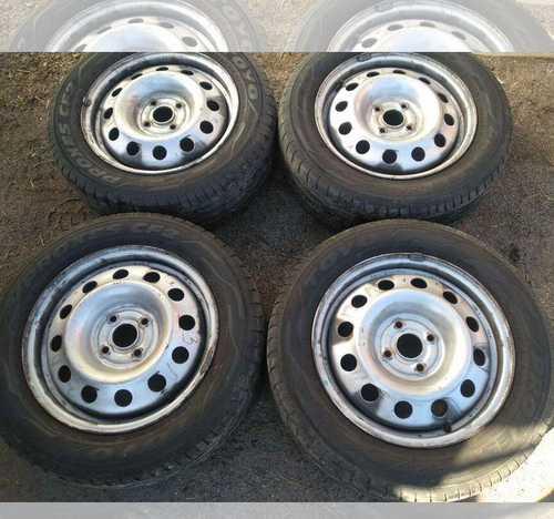 Диски 4Х100R15Hyundai,Kia,Toyota шиныToyo195/60/15