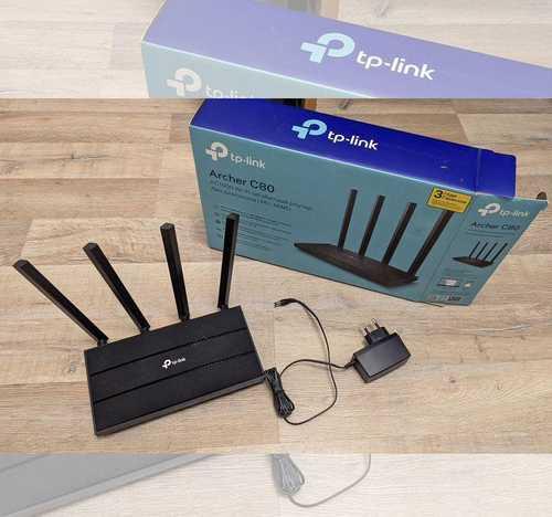 Wifi роутер tp-link Archer c80 (AC1900)