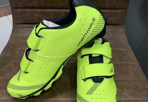 Велотуфли Northwave 21 Spike 2 yellow fluo/black