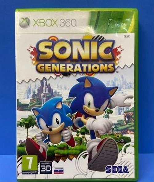 Sonic generations Xbox 360 Б/У